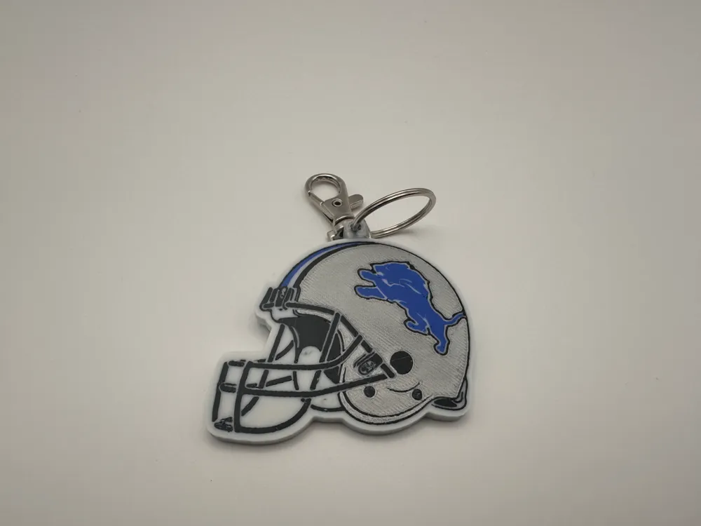 Detroit Lions Keychain by ShapeShifterStudio - MakerWorld