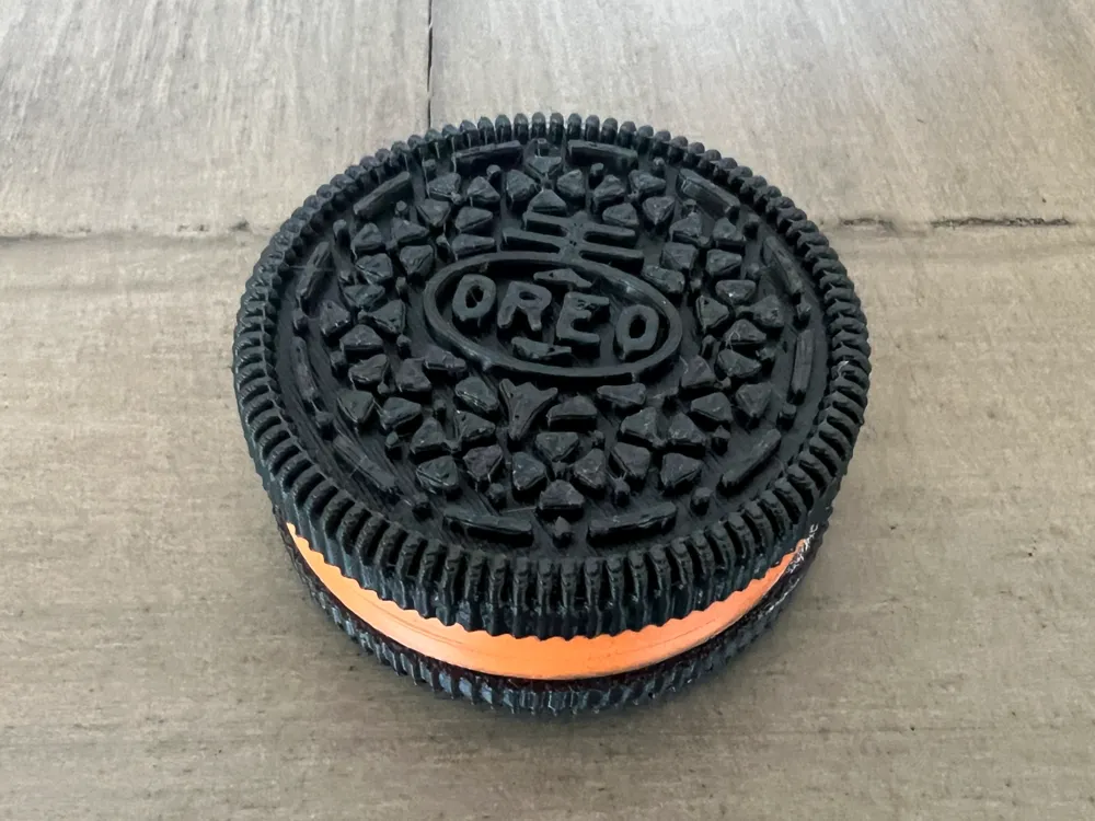 Halloween Pumpkin Oreo Cookie Magnet by Desert Tech Corner - MakerWorld