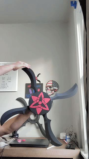 Demon Wind Shuriken V2 by ProtoDad MakerWorld: Download Free 3D Models
