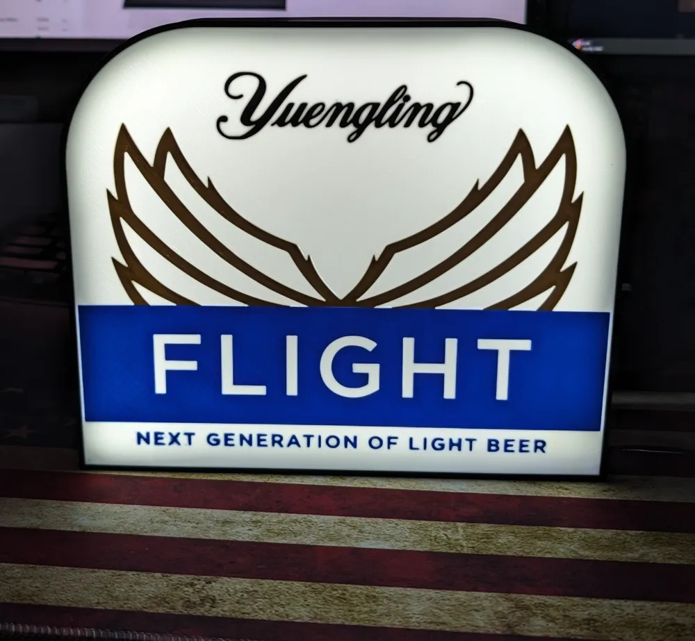 Yuengling Flight Lightbox by dude_blight89 - MakerWorld