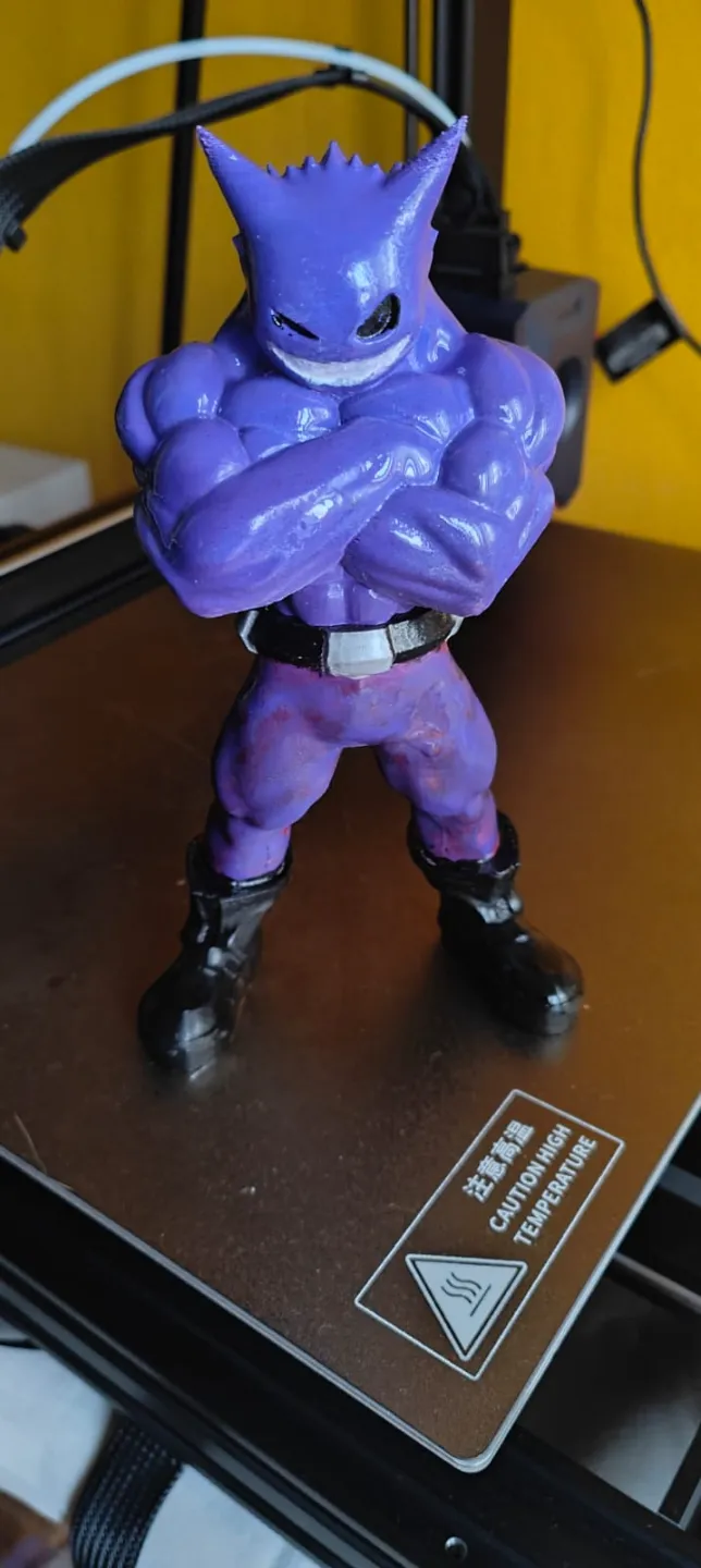 Muscular Gengar by FEDERICO - MakerWorld