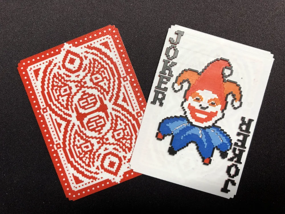 Balatro playing card with back - Free 3D Print Model - MakerWorld