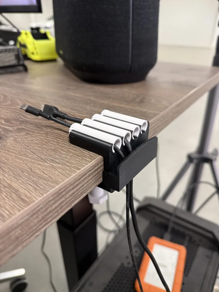 Secure Desk Cable Clamp – Adjustable Screw Mount - Free 3D Print Model ...
