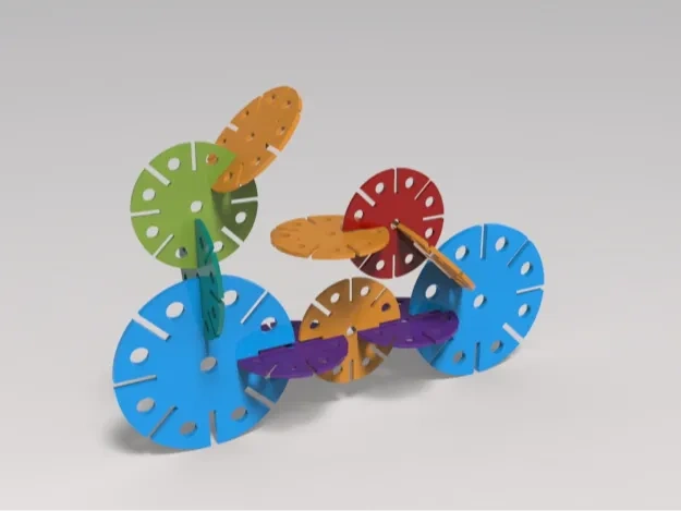 Plug-in Block Bike by Century 3D - MakerWorld