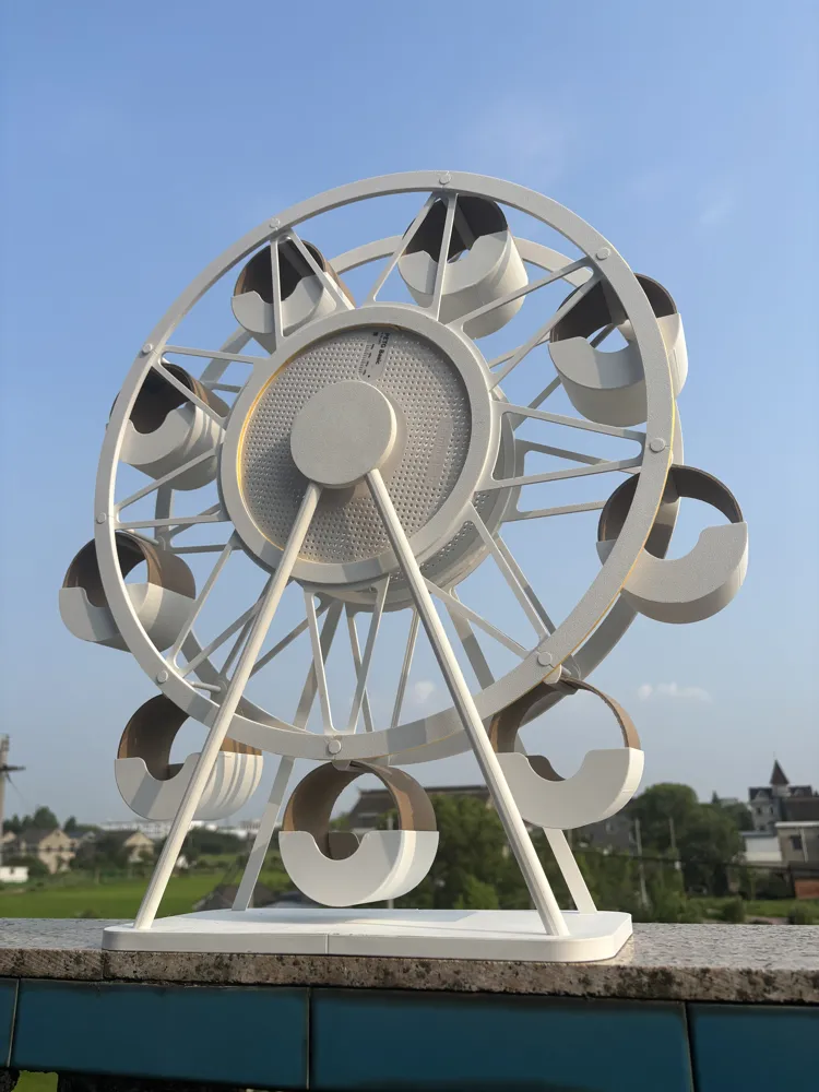 Luminous Rotating Ferris Wheel - Free 3D Print Model - MakerWorld