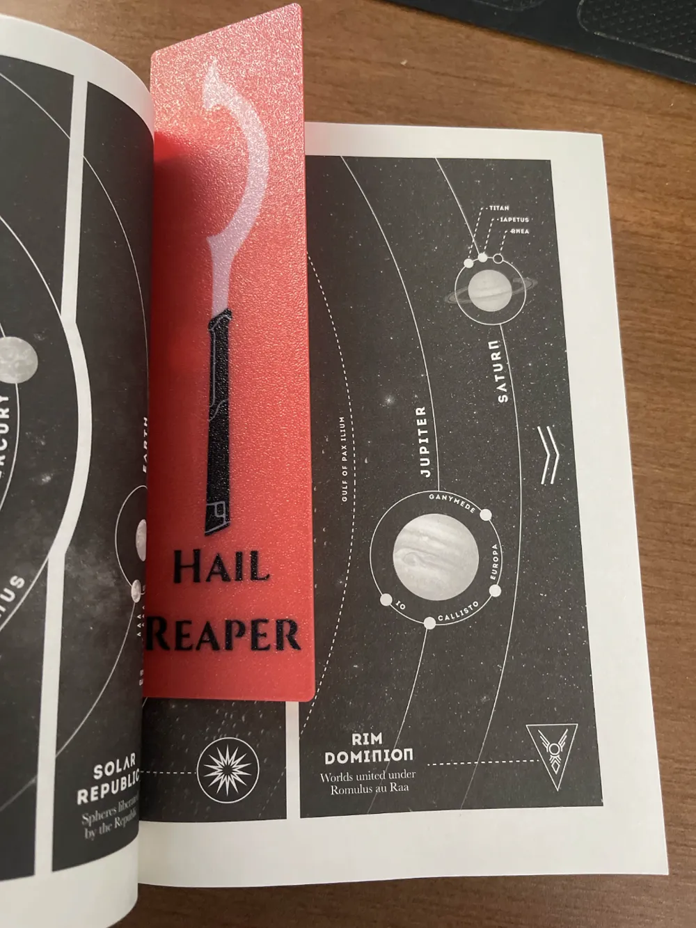 Red Rising Bookmark by Connor - MakerWorld