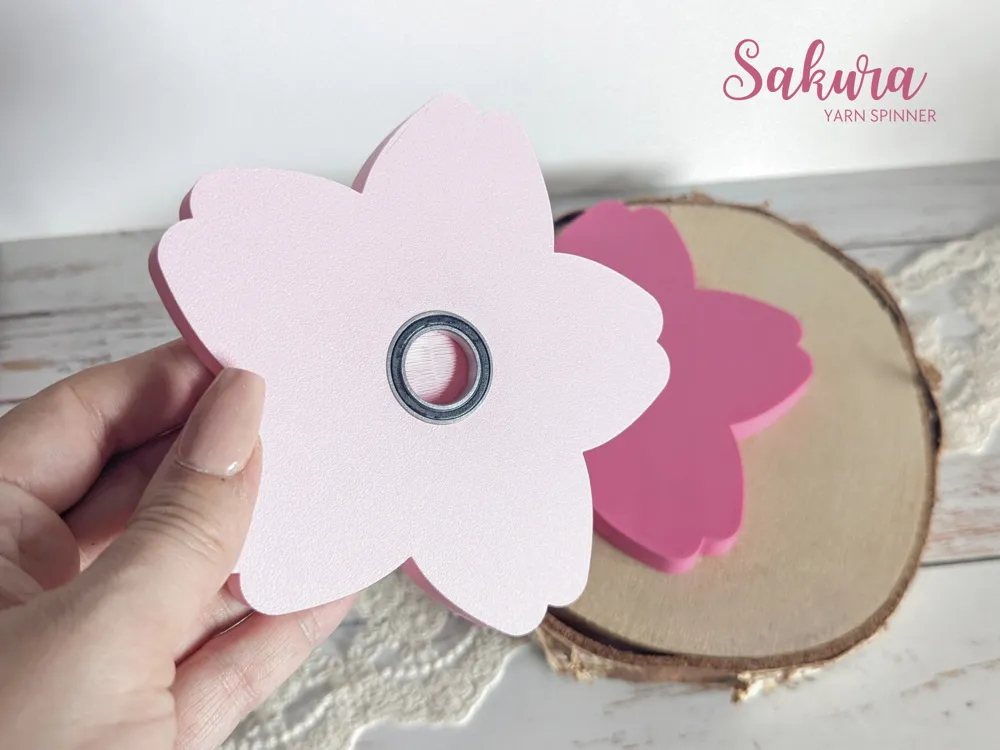 Sakura Yarn Spinner with Bearing by Plushie MakerWorld: Download Free ...