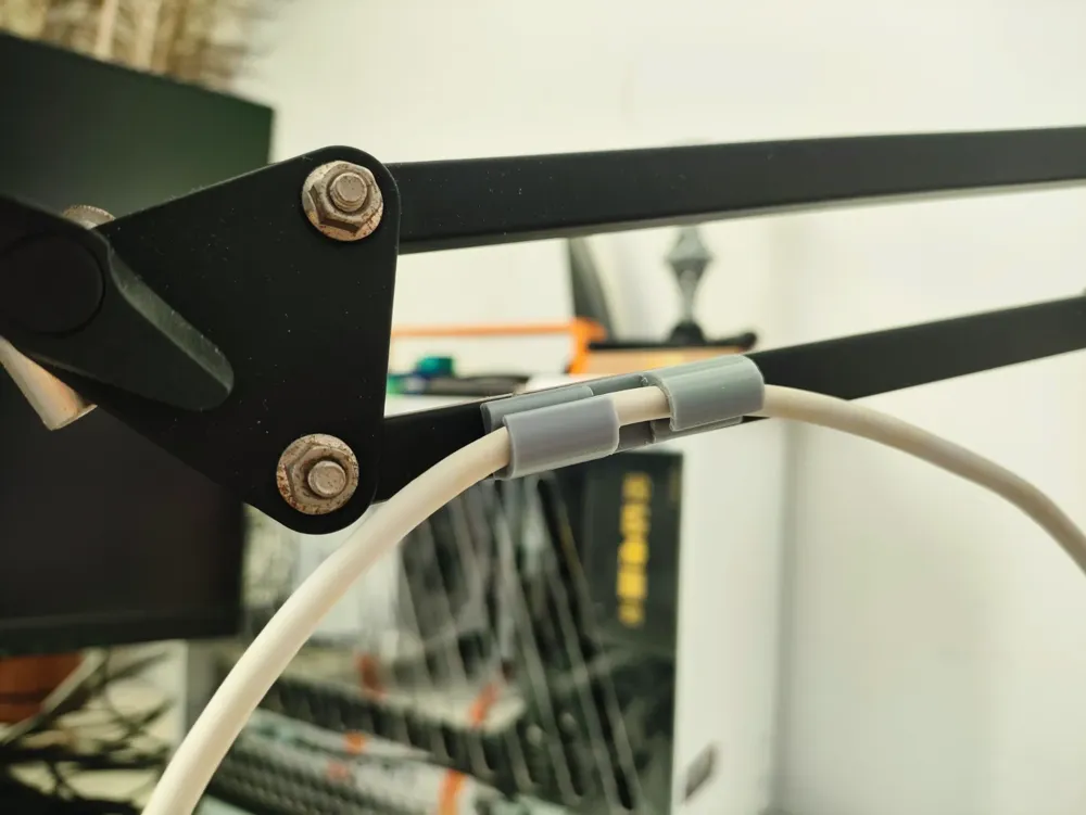 Cable clips, wire organizers - Free 3D Print Model - MakerWorld