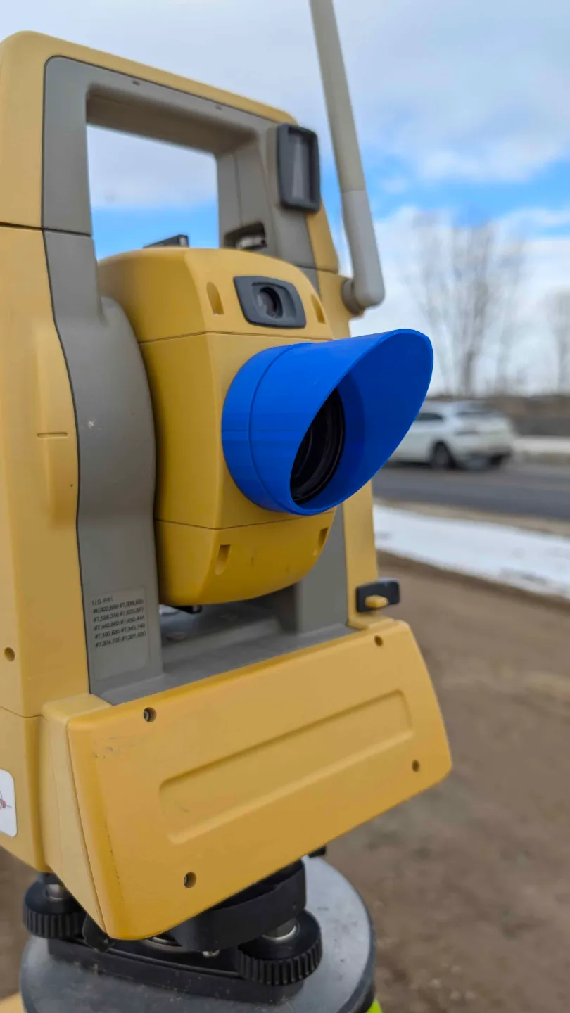 Total Station Lens Cover For Snow (Topcon/Sokkia) by abenk - MakerWorld