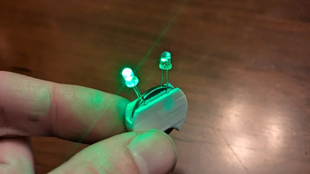 Button Battery LED Holder by Passionately Curious - MakerWorld