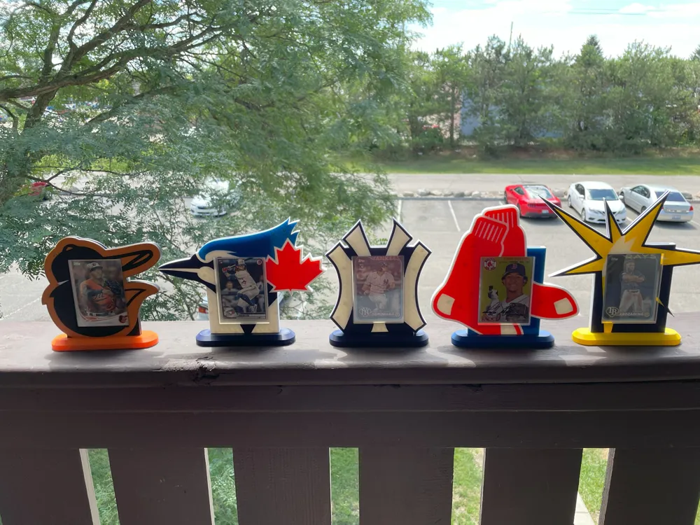 MLB Toploader Holder Stands - ALL TEAMS - Free 3D Print Model - MakerWorld