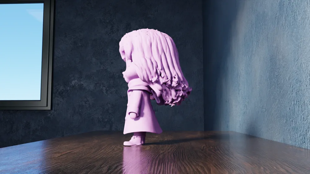 Chibi Hermione Granger under Snow - Free 3D Print Model - MakerWorld