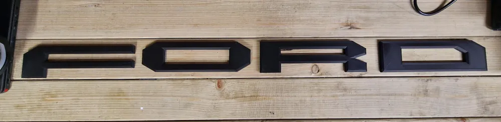 Ford New age lettering FORD Bronco Ranger Raptor by Mike_N - MakerWorld