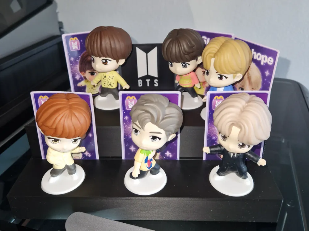 BTS McDonald's TinyTans Display Stand by Chuckie_NL MakerWorld ...