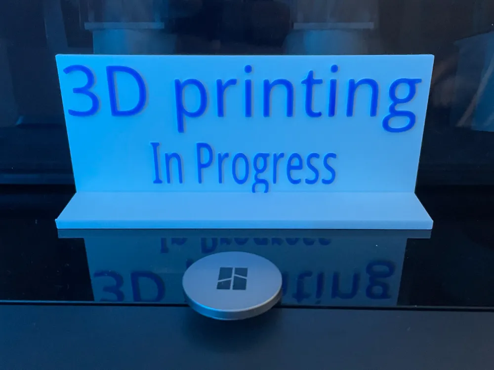 3d printing sign by caleB274 - MakerWorld