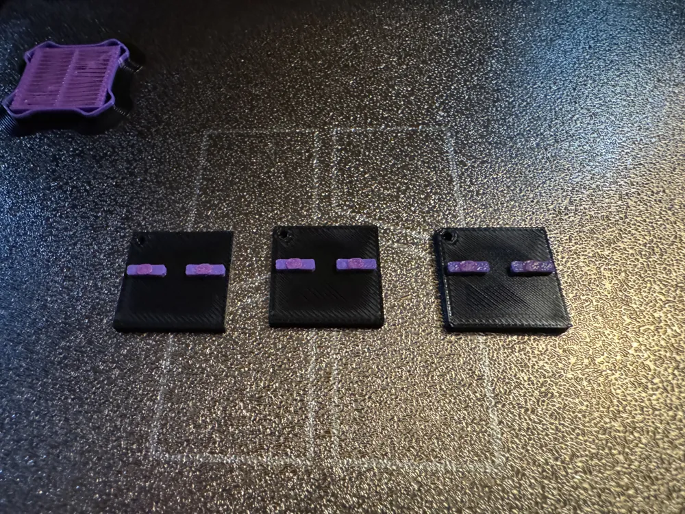 Minecraft Enderman Keychain by Five Piggy Prints MakerWorld: Download ...