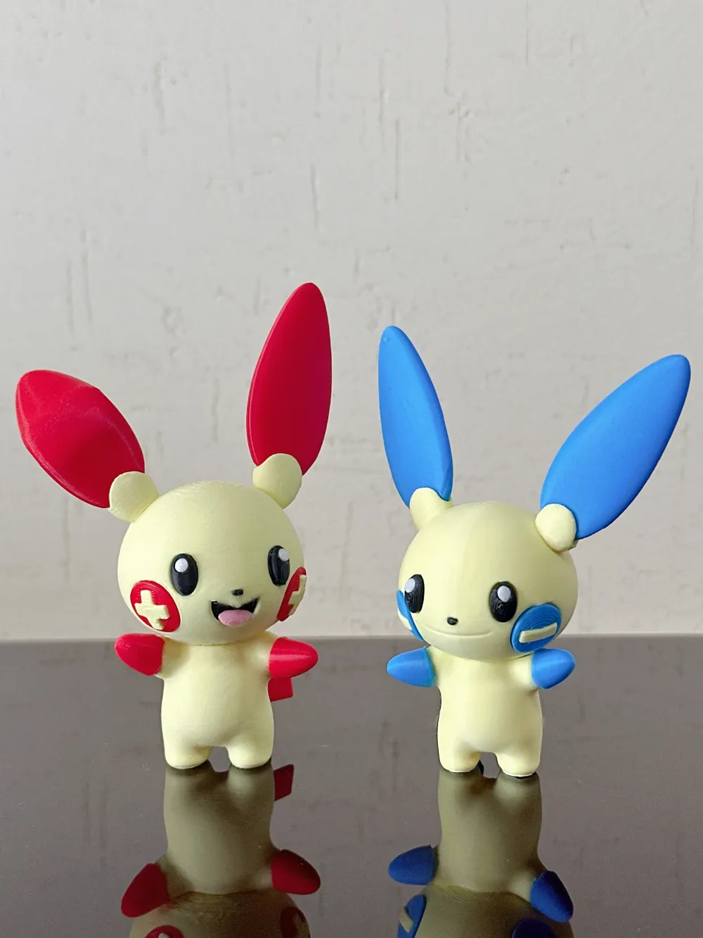 Pokémon 312 Minun Impresión a color (doble postura) por JL3Dprint ...