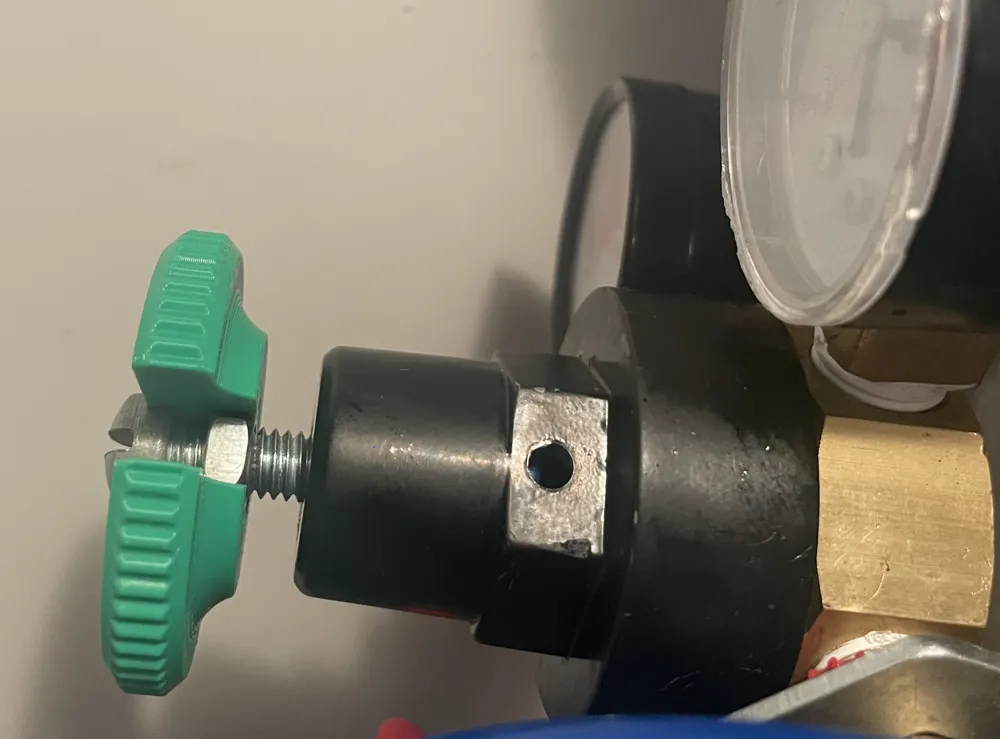 CO2 Regulator Bonnet Slide On Knob Remixed by cmd204 - MakerWorld