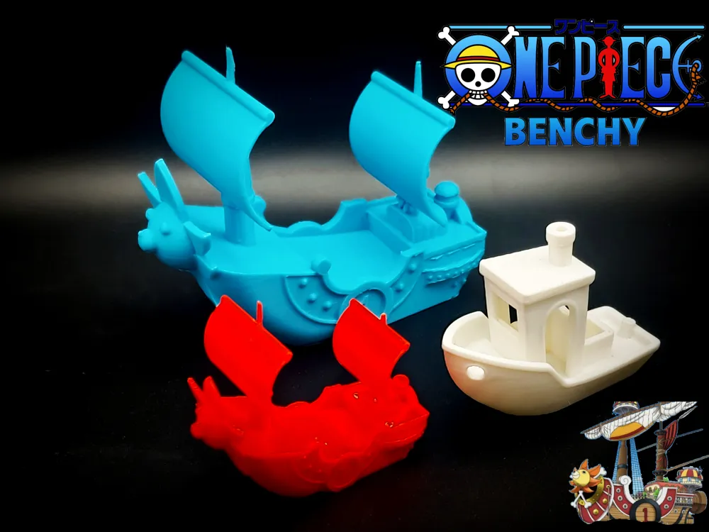 Thousand Sunny Benchy - One Piece by Savy Maker MakerWorld: Download Free 3D Models
