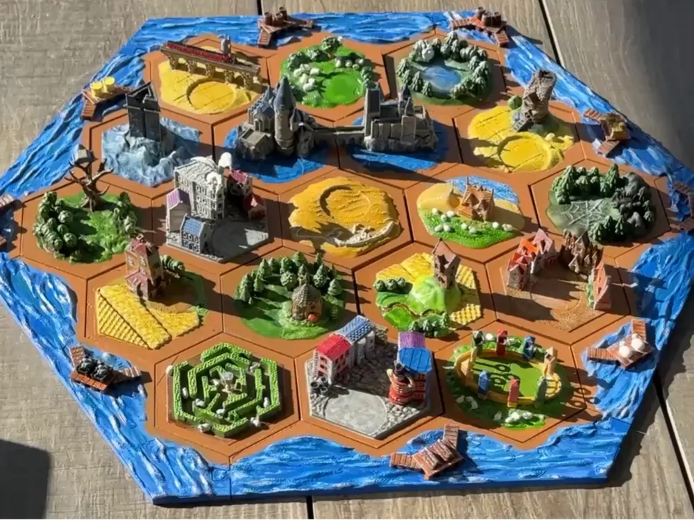 Hex Tiles Magic Wizard Version by user_2968214415 MakerWorld: Download ...