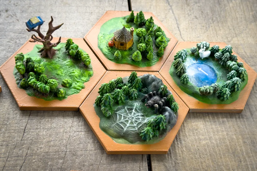 Hex Tiles Magic Wizard Version by user_2968214415 MakerWorld: Download ...