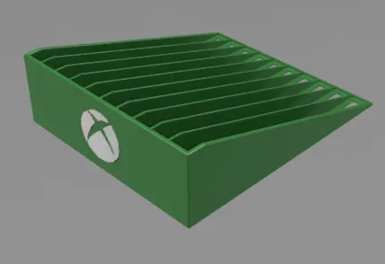 Xbox cartridge/box/case game holder by Leinich - MakerWorld