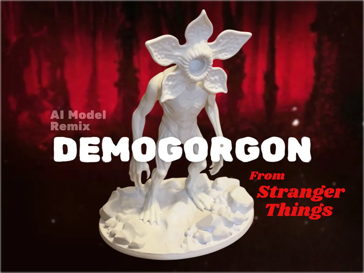 Demogorgon on Rocky Base From Stranger Things - Free 3D Print Model ...