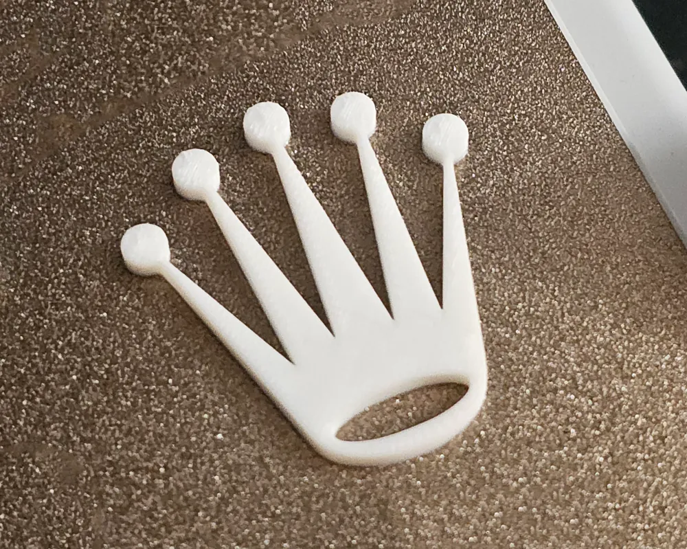 Rolex Watch Logo 3D Printed by Solewave MakerWorld: Download Free 3D Models