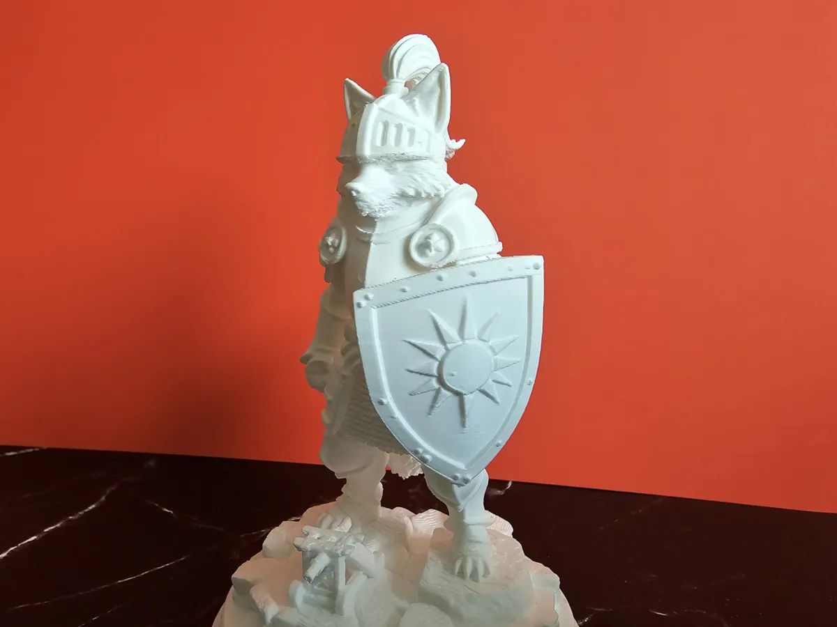 Fuchs Ritter – Paladin mit Sonnen-Schild – Kostenloses 3D-Druckmodell ...