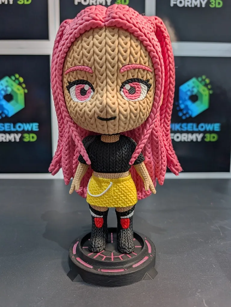 Kpop Demon Hunters- figure stand Mira - Free 3D Print Model - MakerWorld