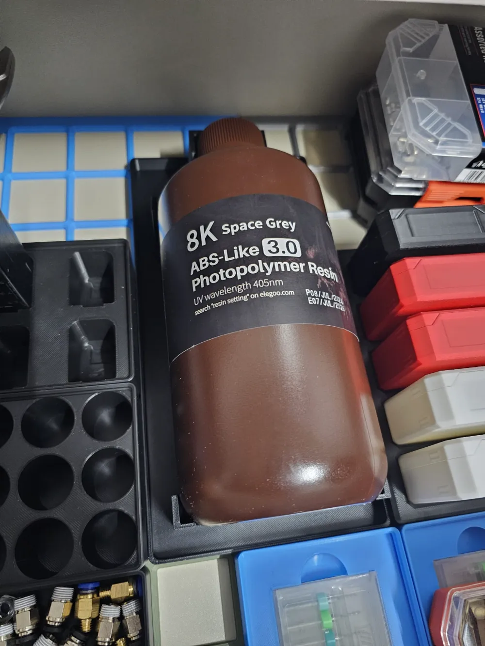 Gridfinity Resin Bottle holder by Bonzo312 MakerWorld: Download Free 3D ...