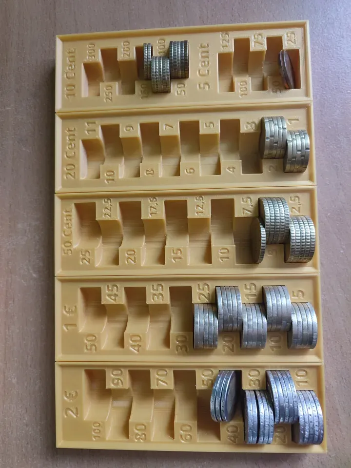 Euro coin organizer by Ericko - MakerWorld