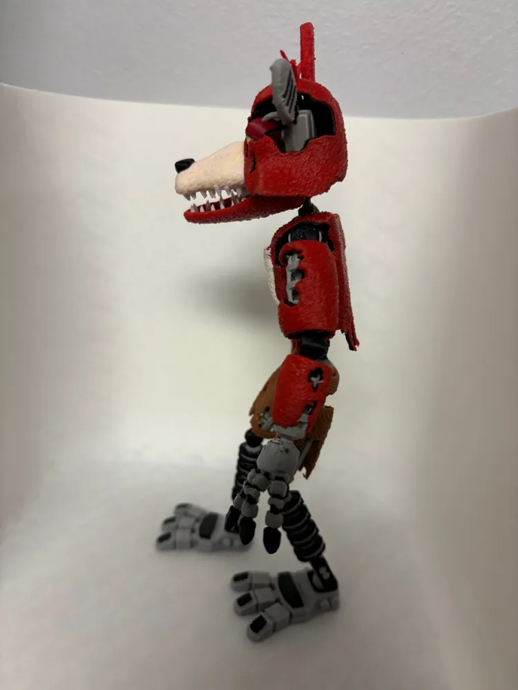 Withered Foxy Articulated Figure - Free 3D Print Model - MakerWorld