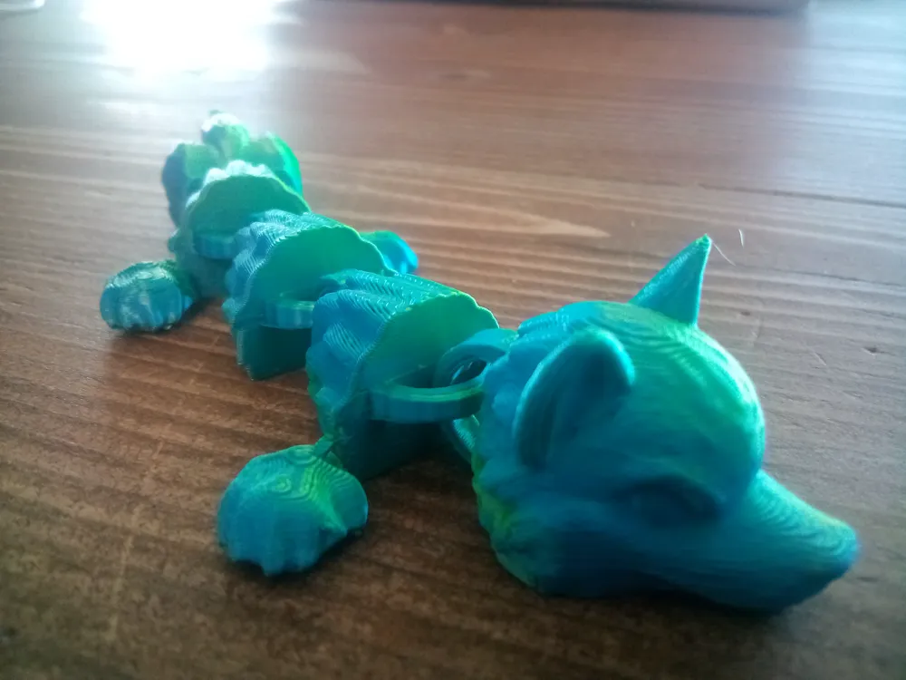 articulated wolf by Boss3Dprintingstore - MakerWorld