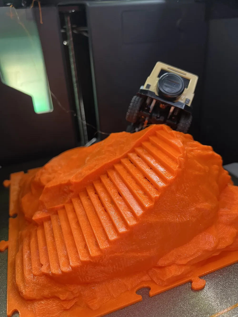Micro Rock Crawler Park Track Boulder with Stairs - Free 3D Print Model ...