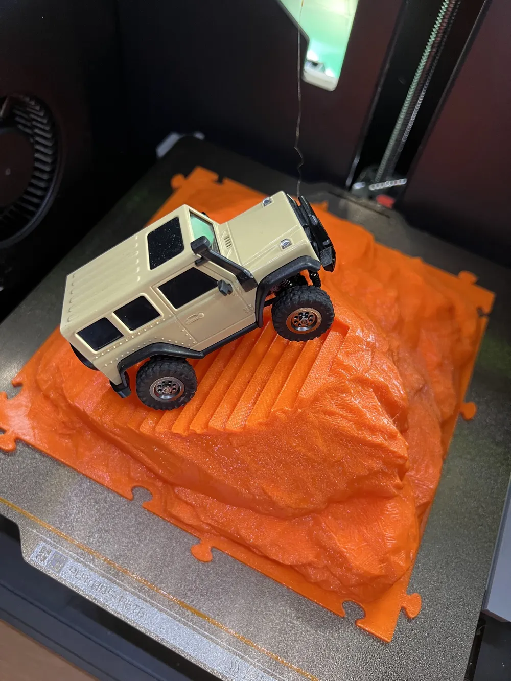 Micro Rock Crawler Park Track Boulder with Stairs - Free 3D Print Model ...