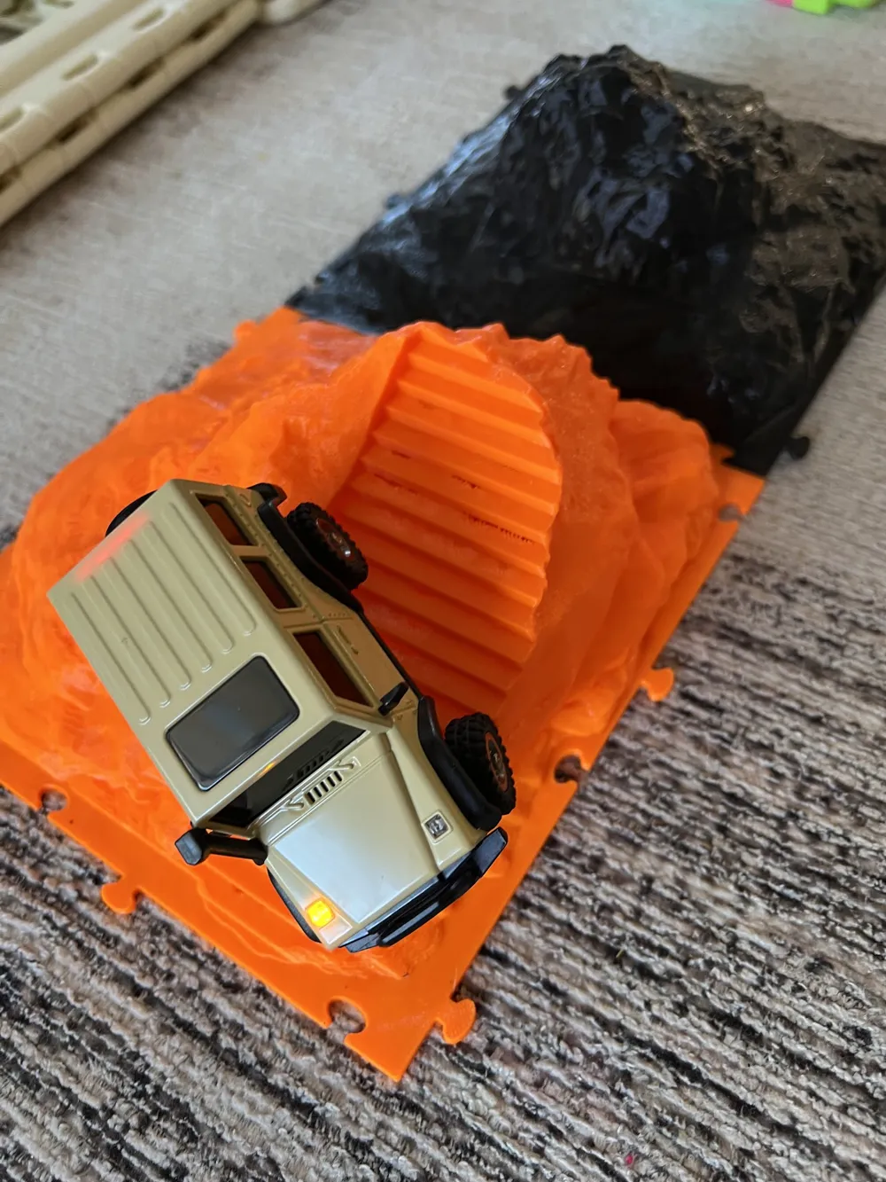 Micro Rock Crawler Park Track Boulder with Stairs - Free 3D Print Model ...