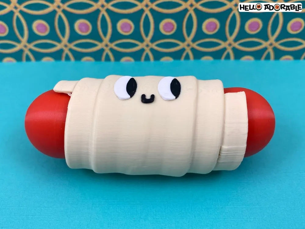 Pigs in a Blanket Hot Dog Clicker Fidget Toy by helloadorable ...