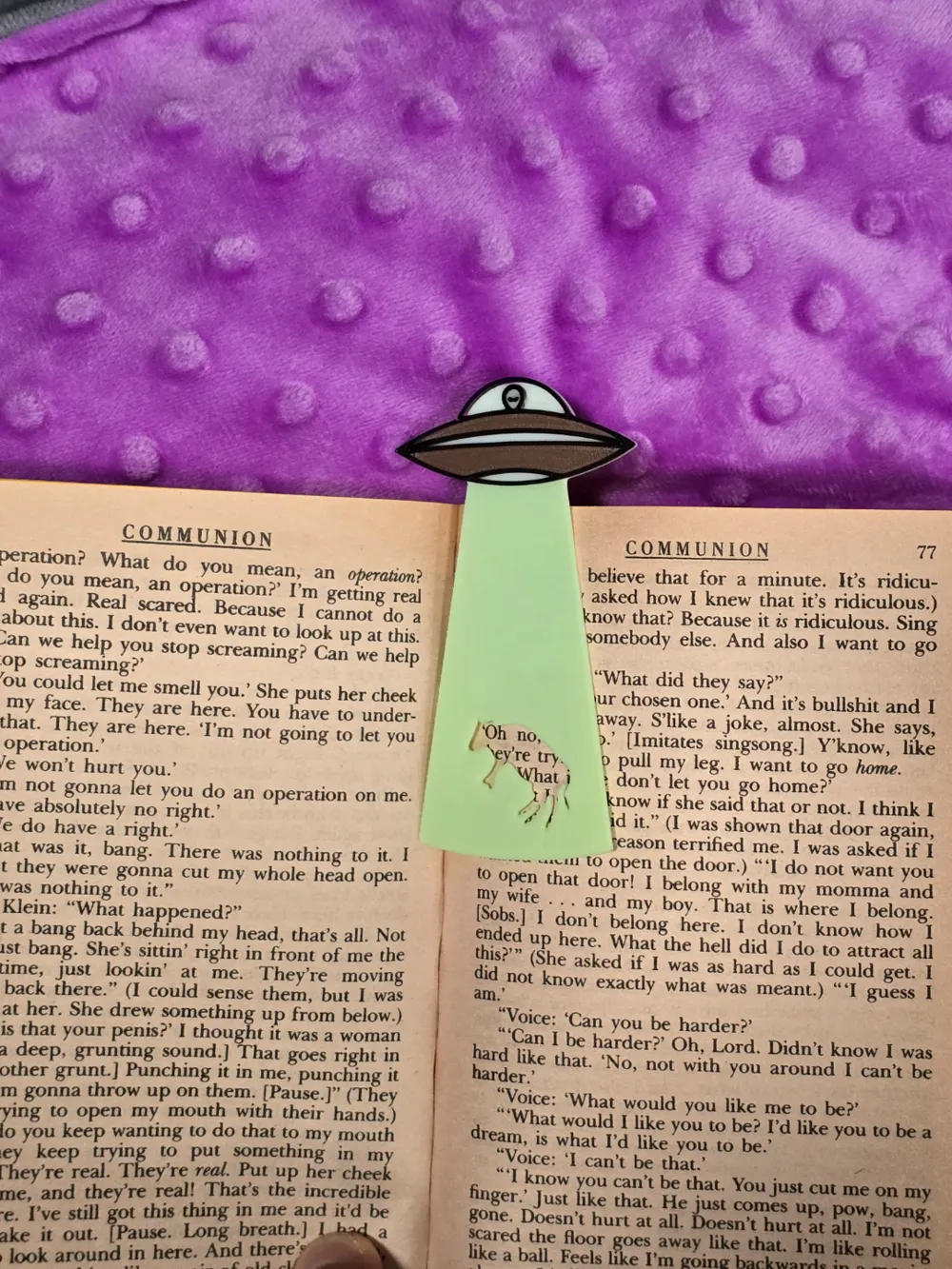 "Cow Abduction" UFO Bookmark by Carlos_Gwn MakerWorld: Download Free 3D ...