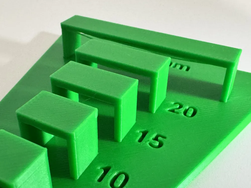 3D Printer Bridging Calibration Test – 3mm to 50mm - Free 3D Print ...
