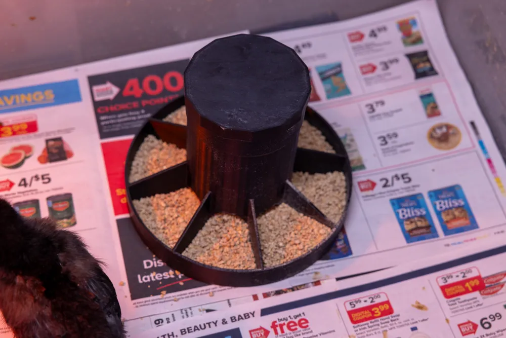 Chick Feeder - Free 3D Print Model - MakerWorld