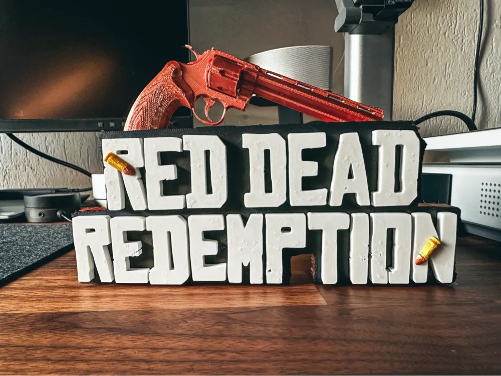 Red Dead Redemption schild logo by 3DRiccardo MakerWorld: Download Free ...