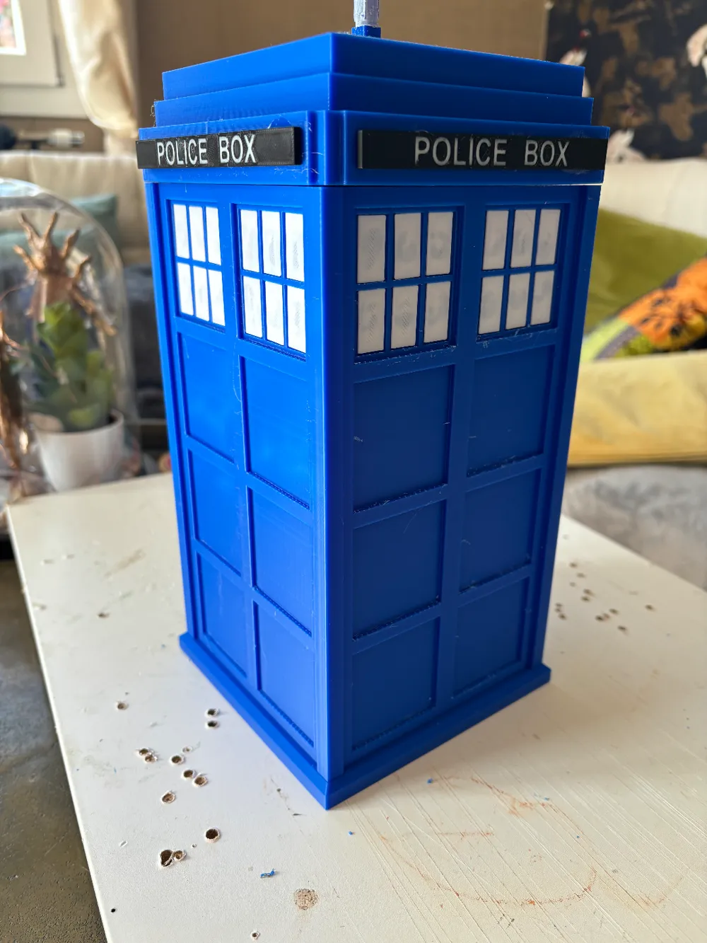 Tardis Tissue Box Remixed by Aidanailys - MakerWorld
