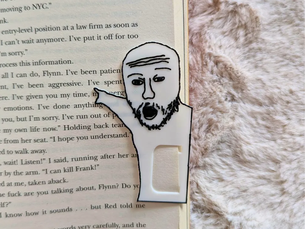 Wojak Pointing Page Marker by KingSponge MakerWorld: Download Free 3D ...