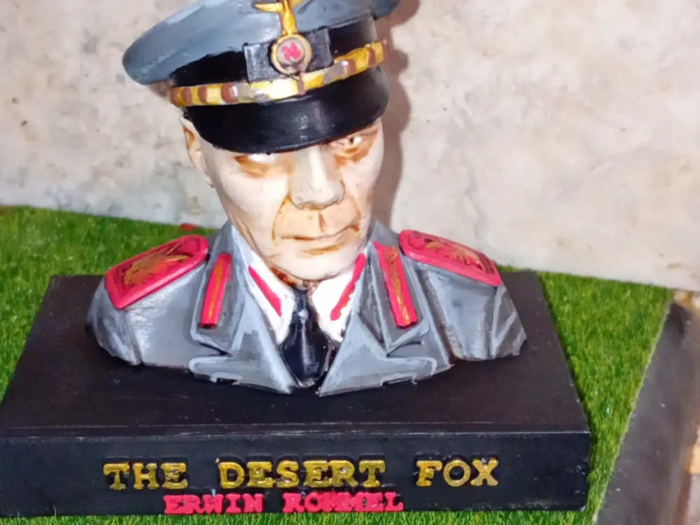 Erwin Rommel The Desert Fox Bust - WW2 bust - Free 3D Print Model ...
