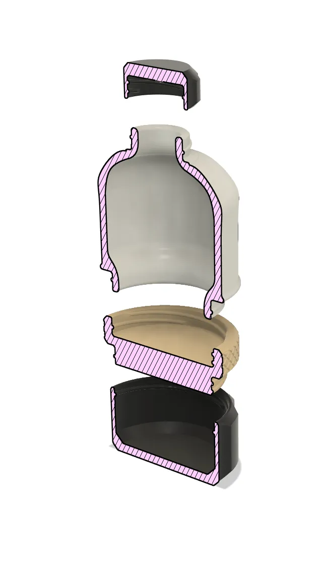 Workout Powder Container by MerTheBlurMakerWorld: Download Free 3D Models