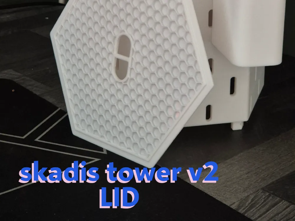 Skadis Tower V2 ONLY LID by Minister3D - MakerWorld
