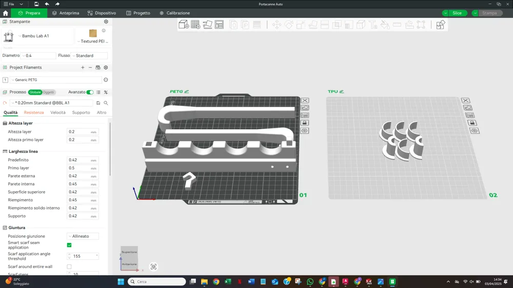Fishing rod holder for car by Bagghet MakerWorld: Download Free 3D Models