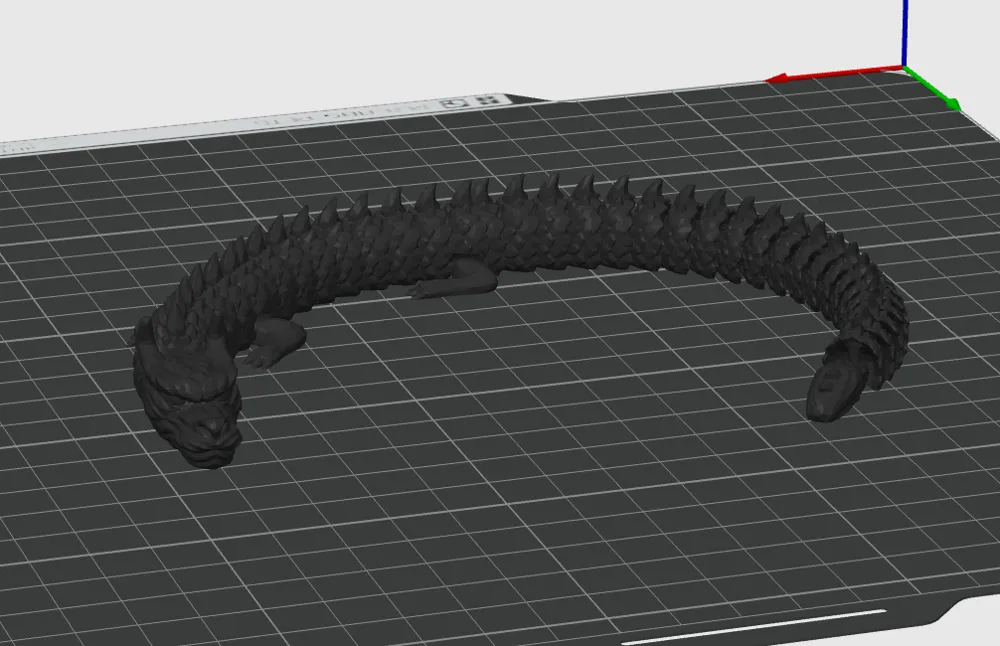 Articulated Fire Dragon by Crazy Yeti 25 MakerWorld: Download Free 3D Models