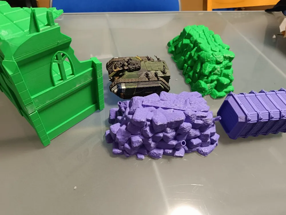 rubble for wh40K alternative to container by Lagralda - MakerWorld